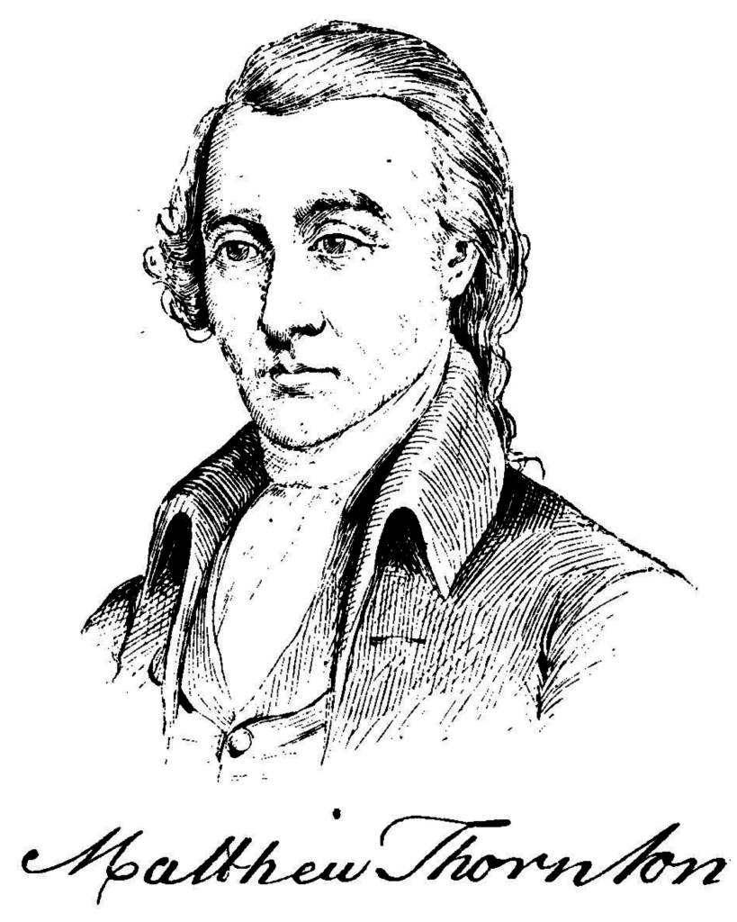 Are we related to Matthew Thornton? – Family History of Diana Thornton